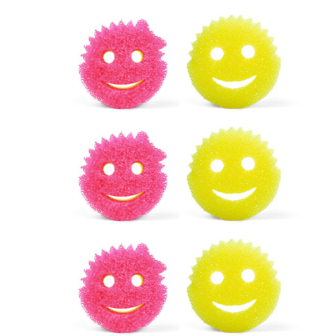 6 Pack Scrub Daddy (3 Scrub Daddy + 3 Scrub Mommy) – scrubdaddymx