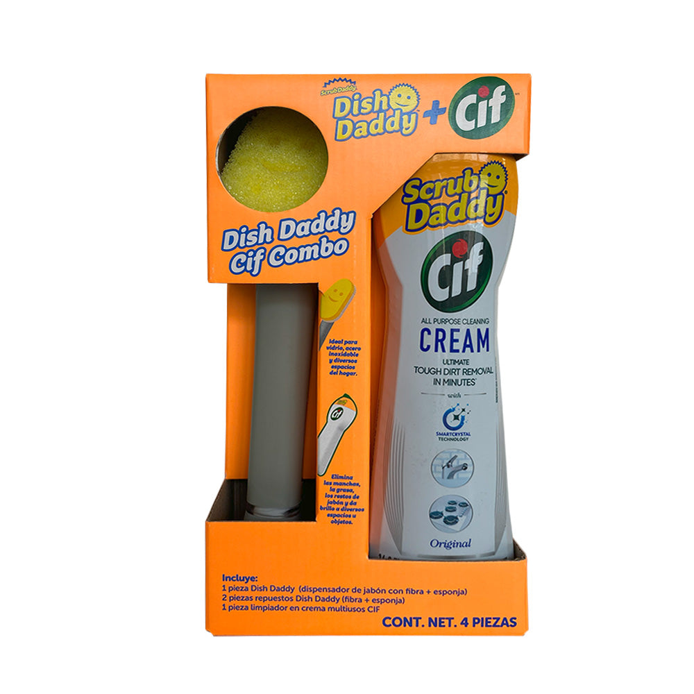 Dish Daddy Cif Combo (1 Dish Daddy + 1 Limpiador en crema multiusos CI ...