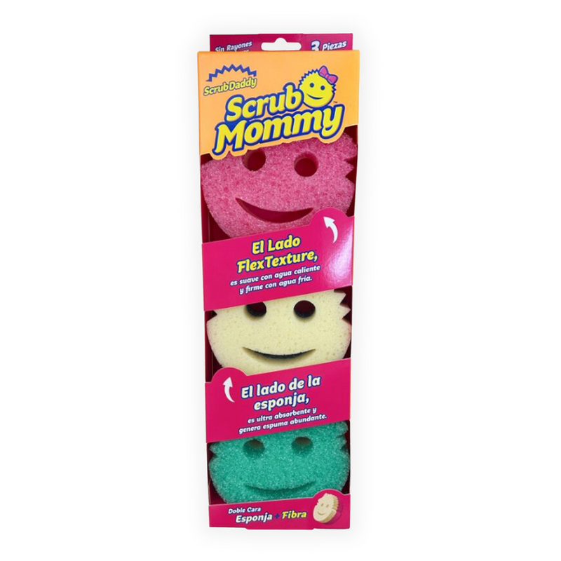¡Nueva! Scrub Mommy Colors 3 piezas – scrubdaddymx