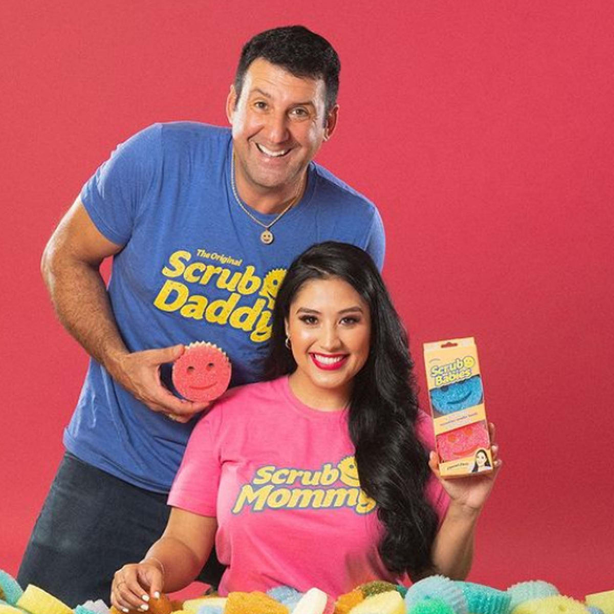 Scrub Babies (2 piezas) Scrub Daddy Baby + Scrub Mommy Baby – scrubdaddymx